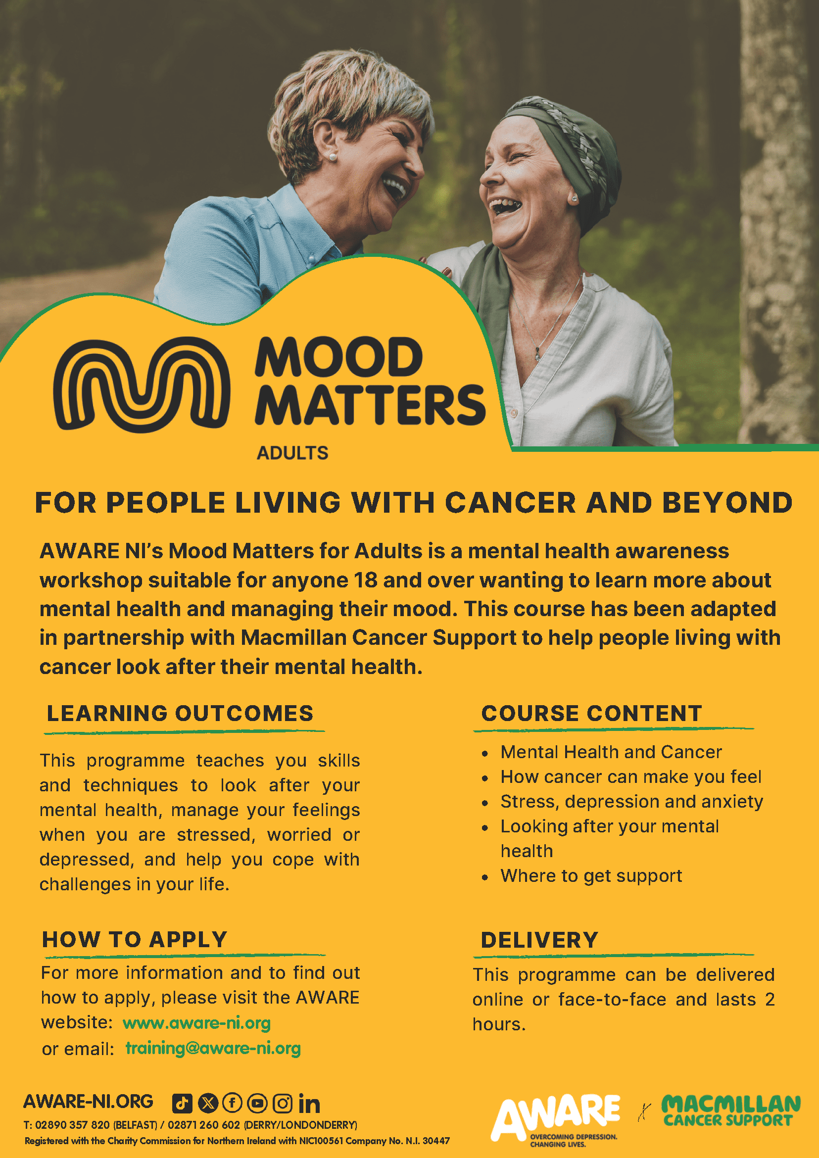 Support for people living with Cancer and Beyond - GPNI